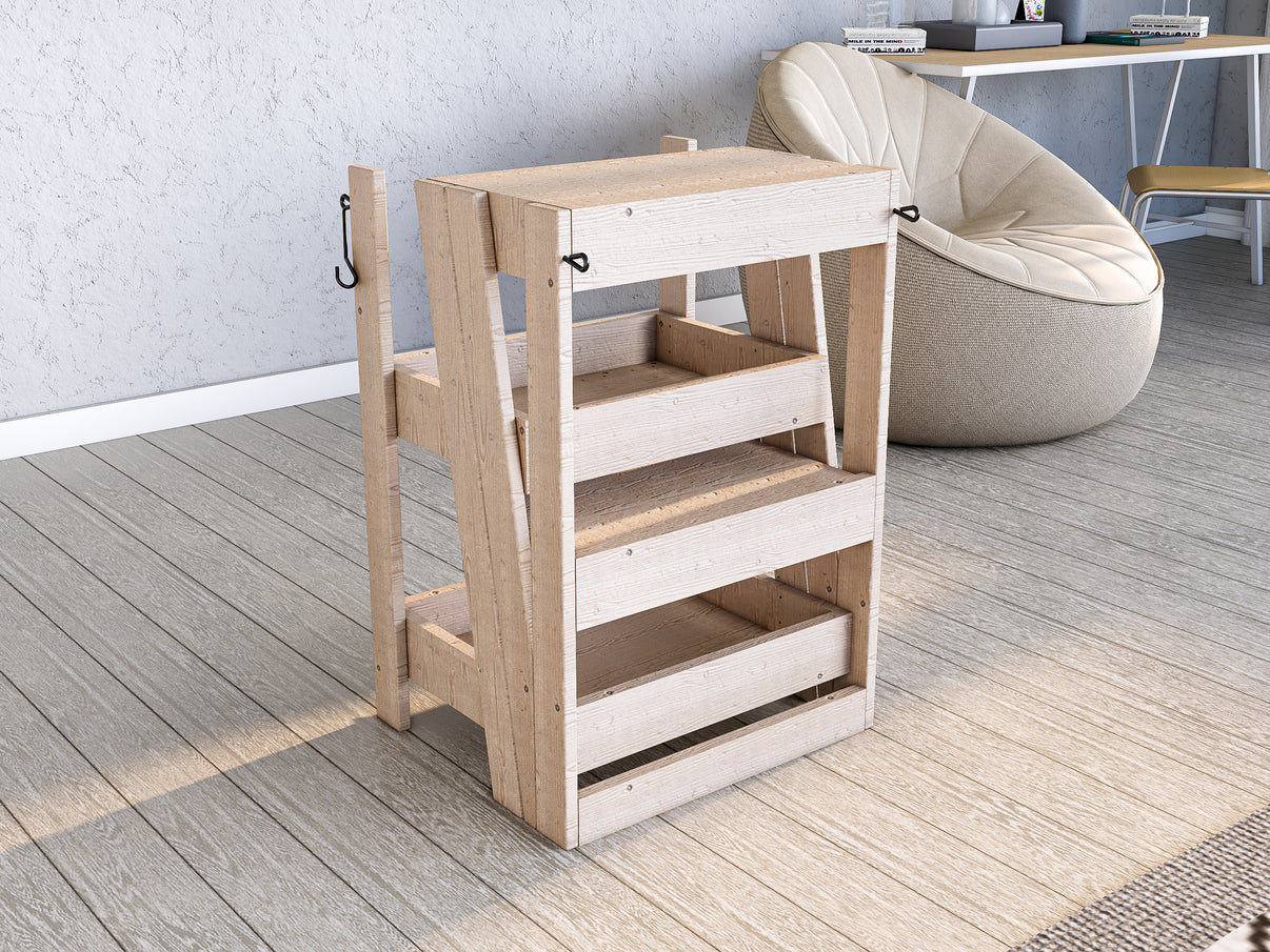 Foldable Wood Stand Plan for DIY Projects – Doityourselfplanner
