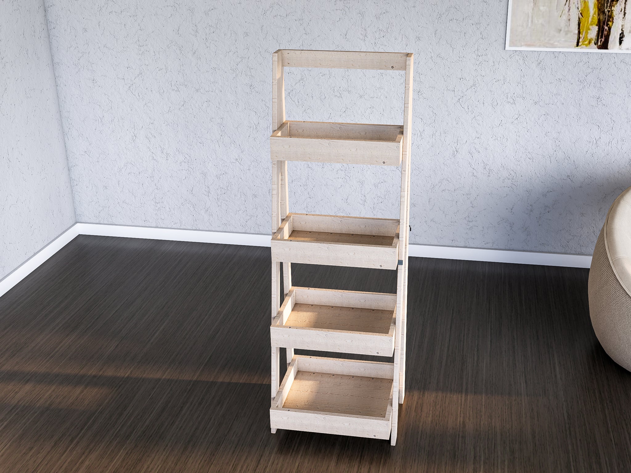 Foldable Wood Stand Plan for DIY Projects – Doityourselfplanner