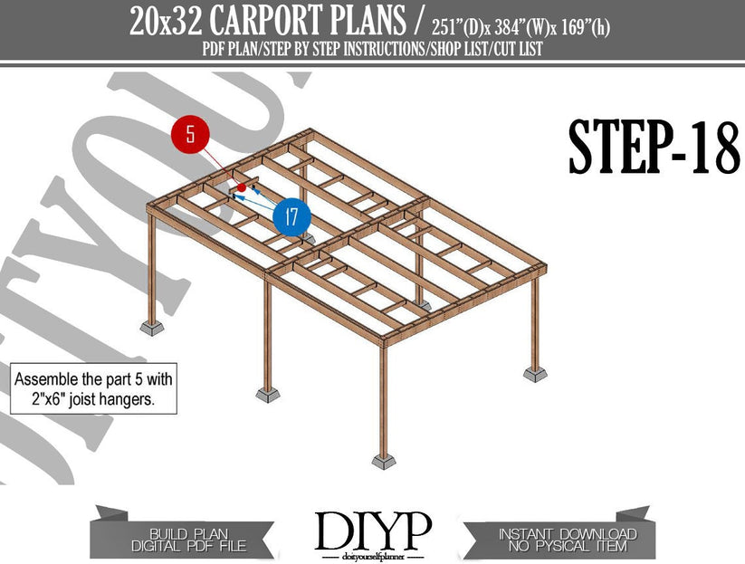 DIY Plans for shed, 20x32 Single Slope Covered deck – Doityourselfplanner