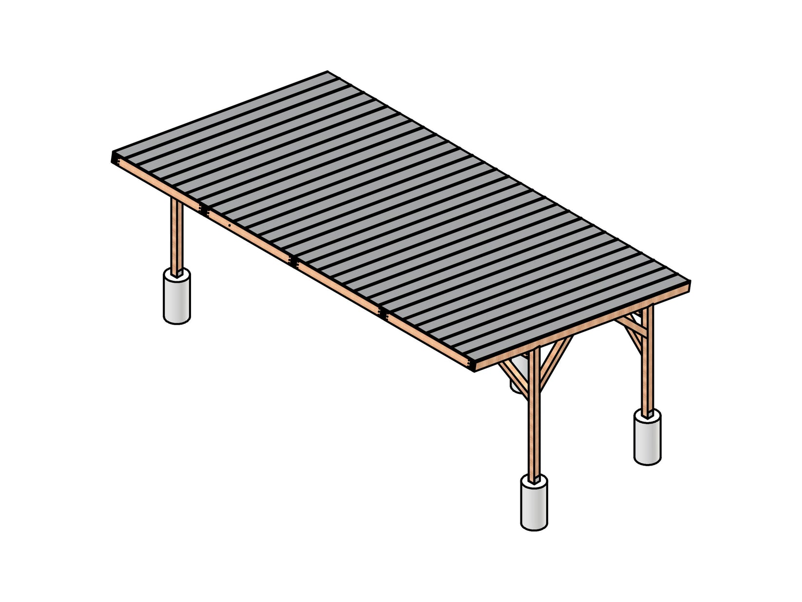 18x30 carport plans, 18x30 car garage, 18x30 shed plan, 18x30 shelter ...